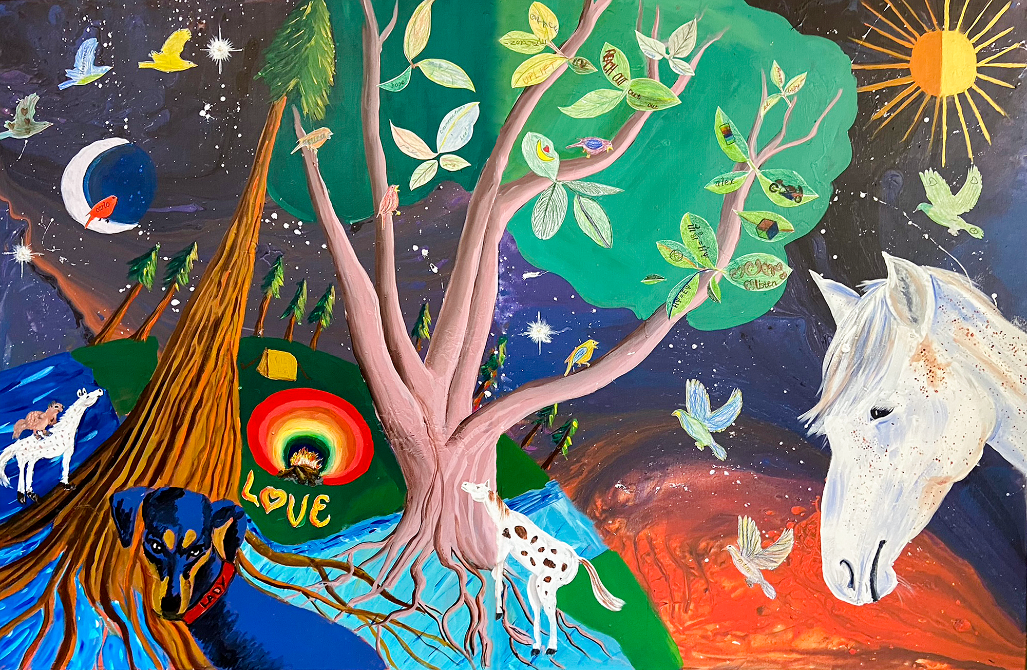 Singing Tree of Courageous Connection that Inspires Loving Harmony